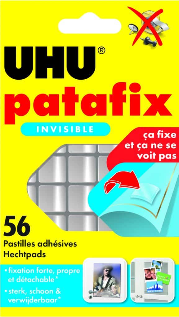 Pâte adhésive patafix invisible - uhu - Bretonne