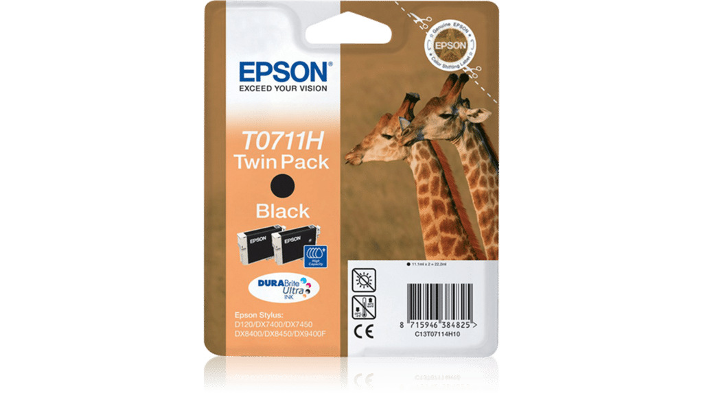 EPSON T0711H TWIN PACK Cartouche d’encre authentique - Bretonne